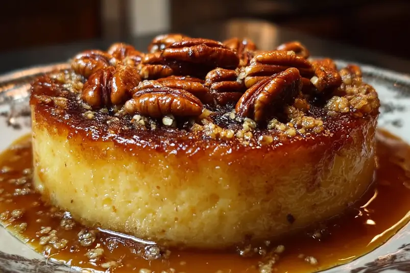 Crème Brûlée Caramel Pecan Cake Recipe | A Luxurious Dessert of Crunch ...