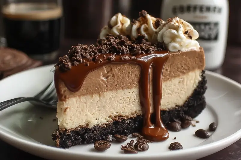 Mocha Cheesecake Delight | Creamy Coffee & Chocolate Cheesecake Recipe