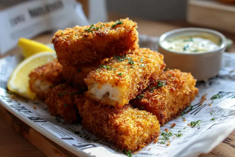 Homemade Crispy Fish Fingers Recipe | Golden, Crunchy & Delicious