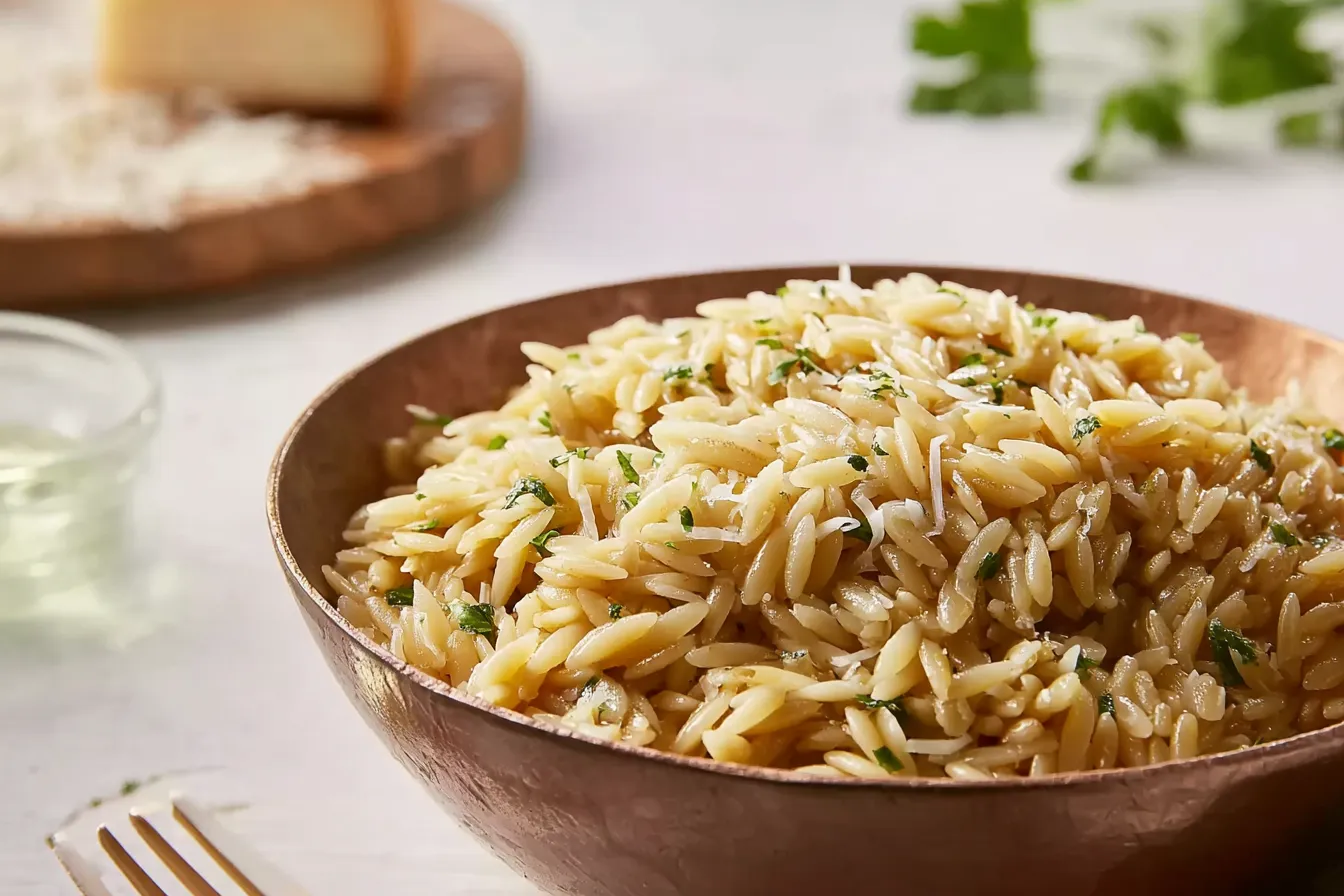 Parmesan Garlic Orzo: The Ultimate Comfort Food You Need!